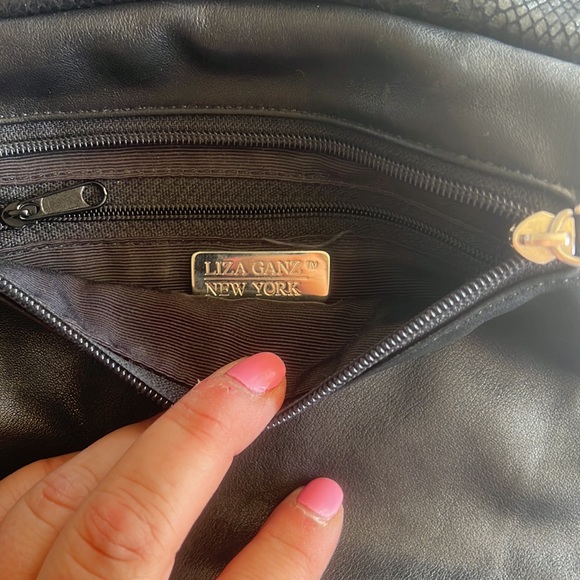 Liza Ganz | Bags | Black Leather Liza Ganz Purse | Poshmark